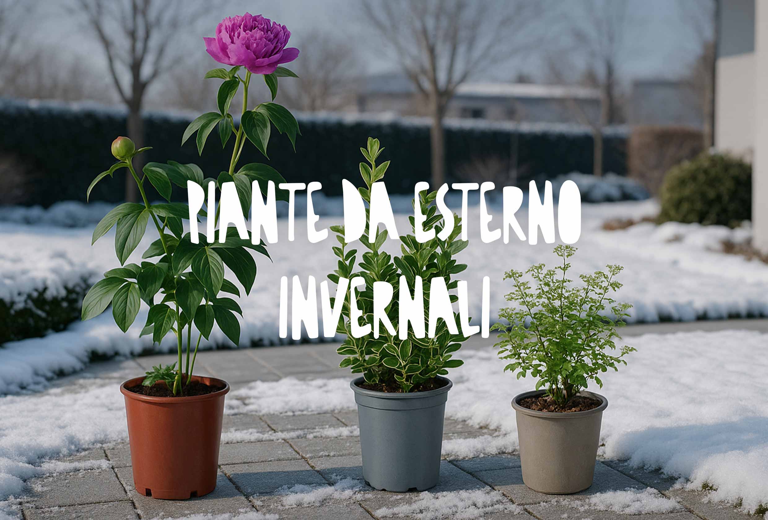 Piante da esterno invernali – Sempreverdi e fiorite - Flobflower